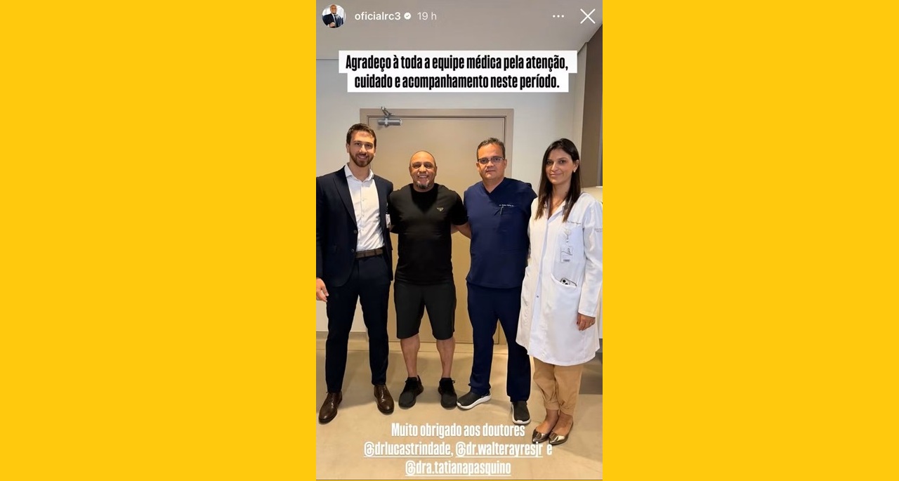 Roberto Carlos recebe alta de hospital depois de passar por cirurgia de ...